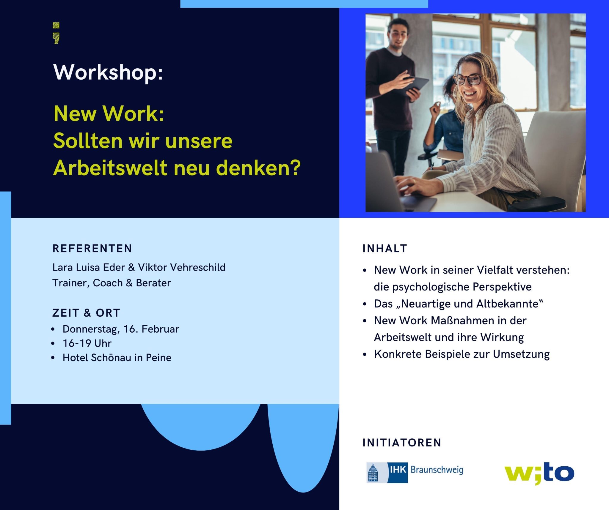 Workshop: New Work – Sollten wir unsere Arbeitswelt neu denken? – Wirtschafts- und ...